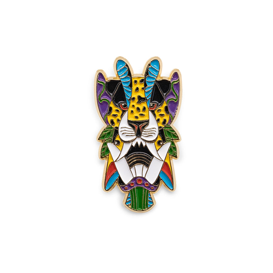 Boruca Mask Enamel Pin | Gallo Pin