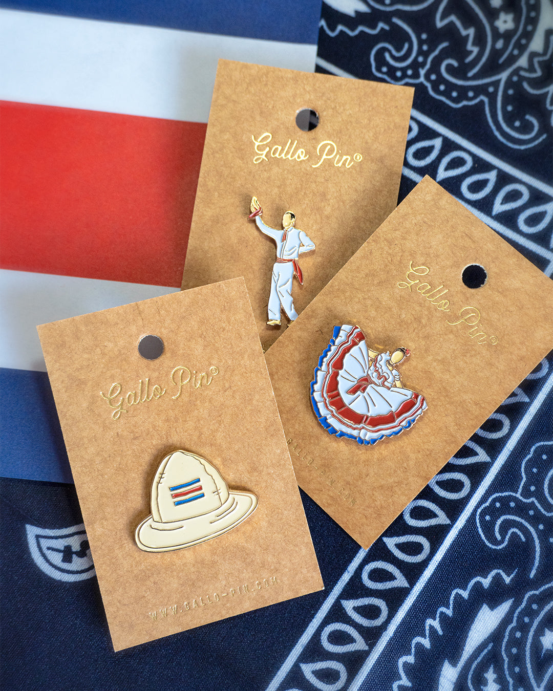 Gallo Pin | Costa Rican souvenir pins