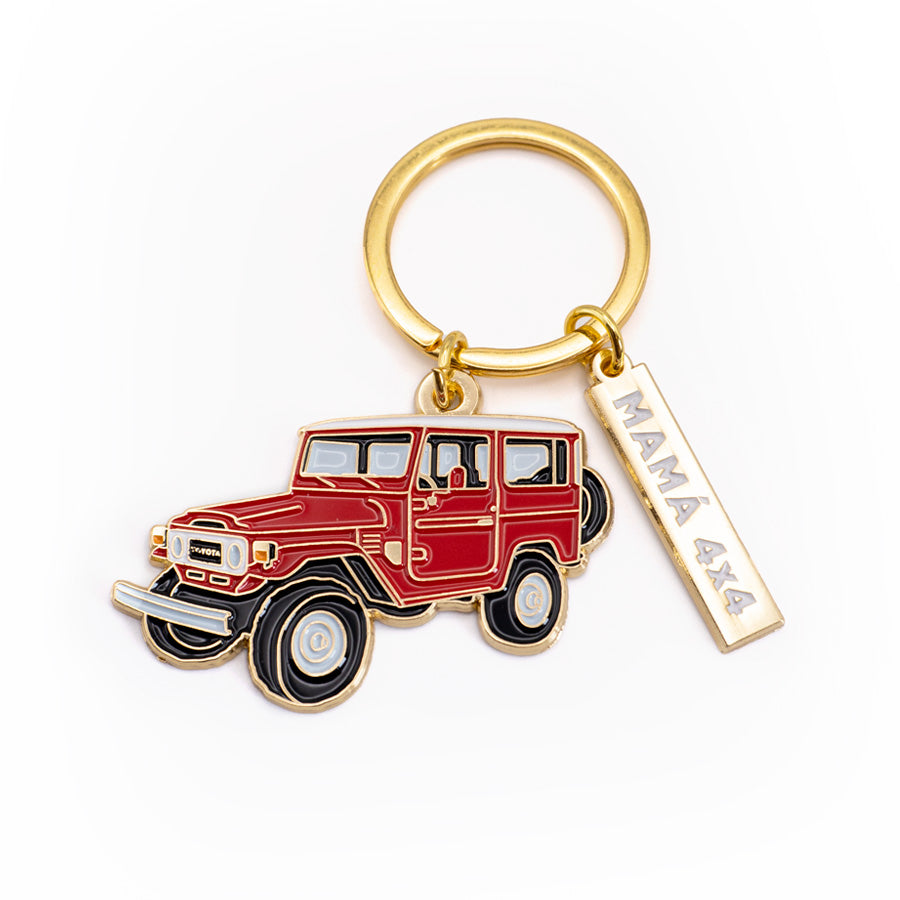 Toyota Land Cruiser - Mamá 4x4 Keychain | Gallo Pin